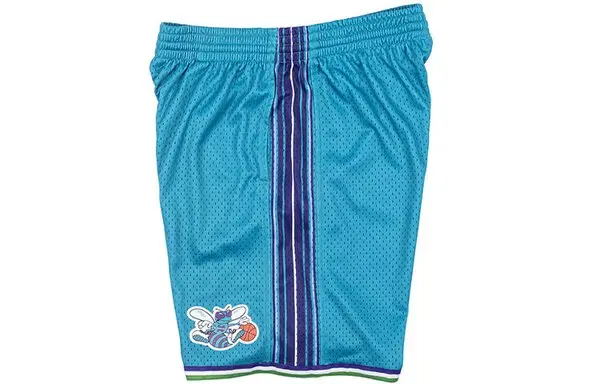 Mitchell & Ness Nba Charlotte Hornets 1999-00 Road Swingman Shorts - Blue/white