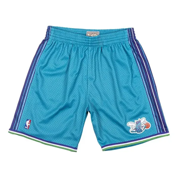Mitchell & Ness Nba Charlotte Hornets 1999-00 Road Swingman Shorts - Blue/white