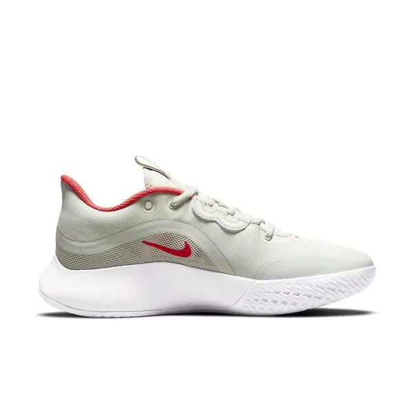 Nike Nikecourt Air Max Volley 'light Bone Lobster' Sneakers - White/red