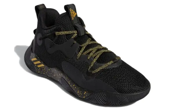 Adidas Harden Stepback 3 Basketball Sneakers - Black/gold