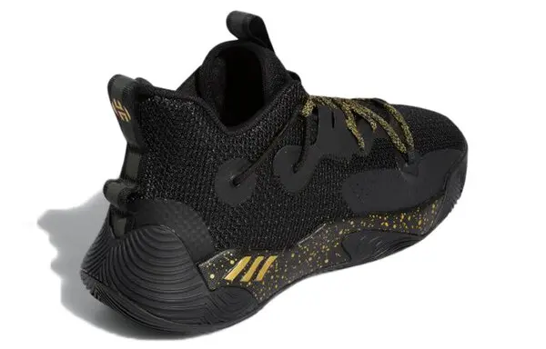 Adidas Harden Stepback 3 Basketball Sneakers - Black/gold