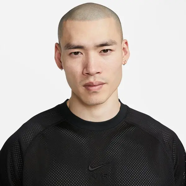 Nike Oversized Short-sleeve Top - Black
