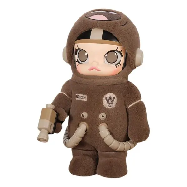 POP MART Mega Space Molly 400% We Bare Bears Grizz Collectible Figure