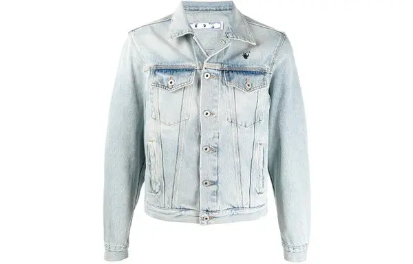 Off-White Mona Lisa Print Denim Jacket