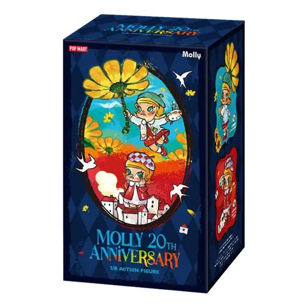 POP MART Molly 20th Anniversary Series 1/8 Action Figure Case - Multi-color