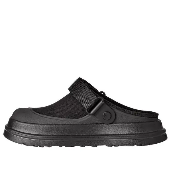 UGG Goldenglow Canvas Clog Sandals - Black