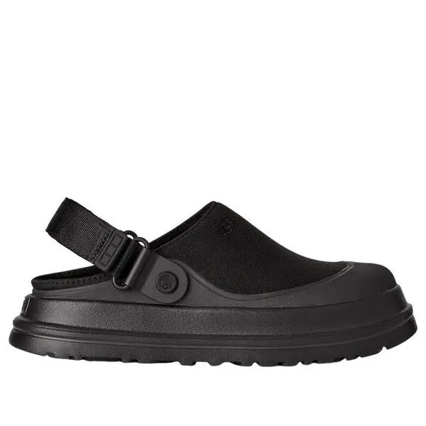 UGG Goldenglow Canvas Clog Sandals - Black