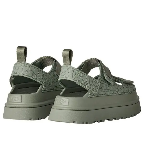 UGG Goldenglow Embossed Sandals - Artichoke