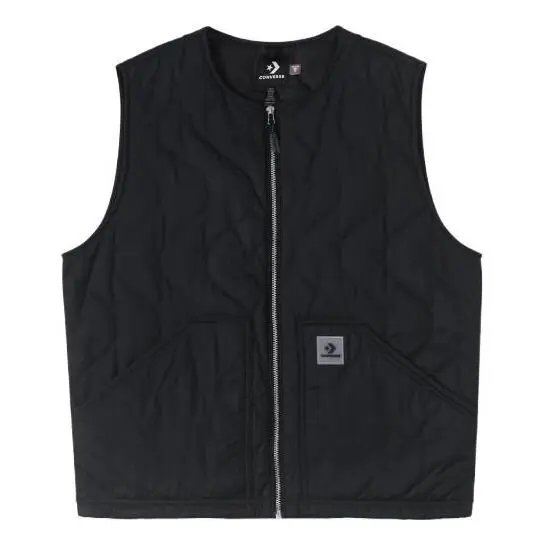 CONVERSE Quilted Padded Vest - Black