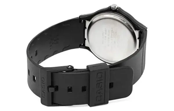 Casio Analog Watch With Blue Dial And Black Strap