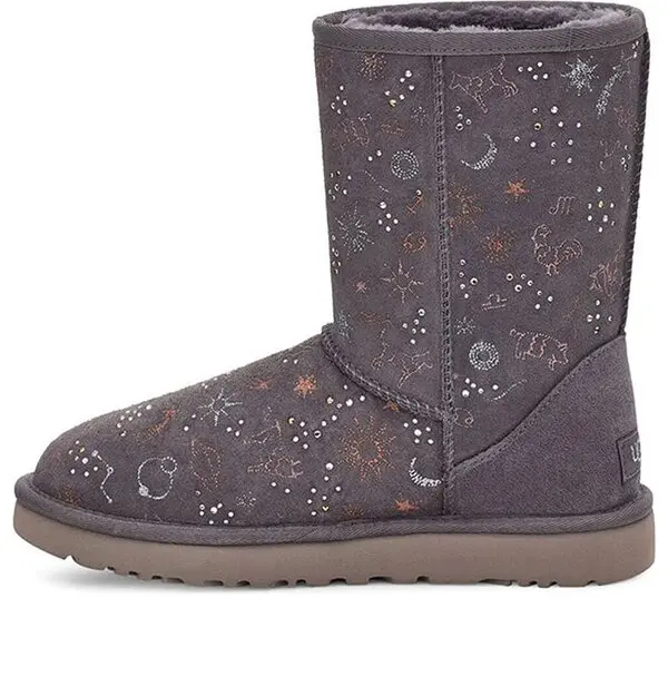 UGG Classic Zodiac Embellished Boots - Purple