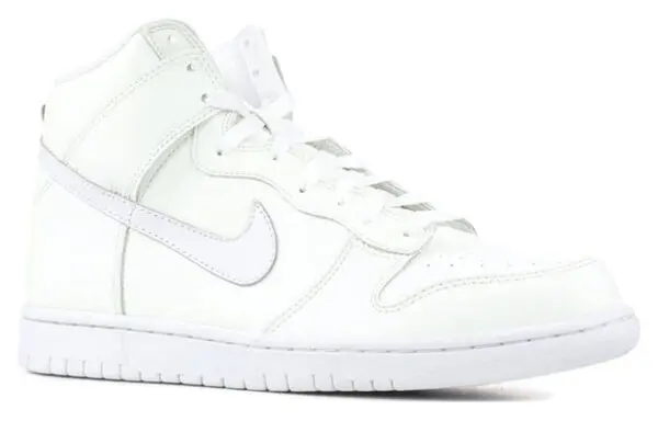 Nike Dunk High Premium "glow In The Dark" Sneakers - White/green
