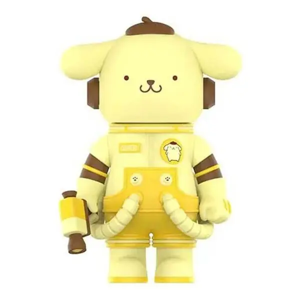 POP MART Mega Space Molly Pompompurin 400% Figure - Yellow/brown