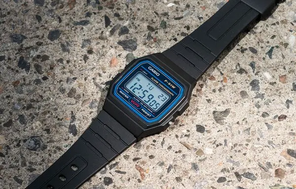 Casio Digital Chronograph Wristwatch - Black