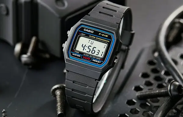 Casio Digital Chronograph Wristwatch - Black