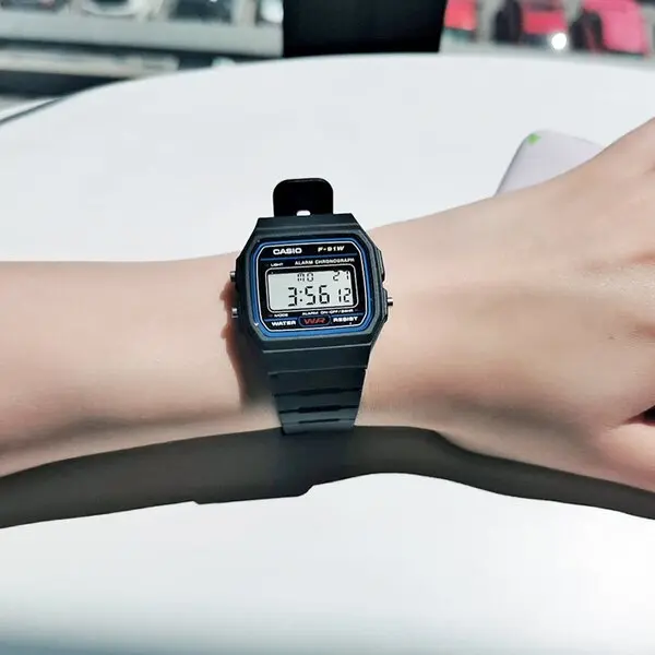 Casio Digital Chronograph Wristwatch - Black