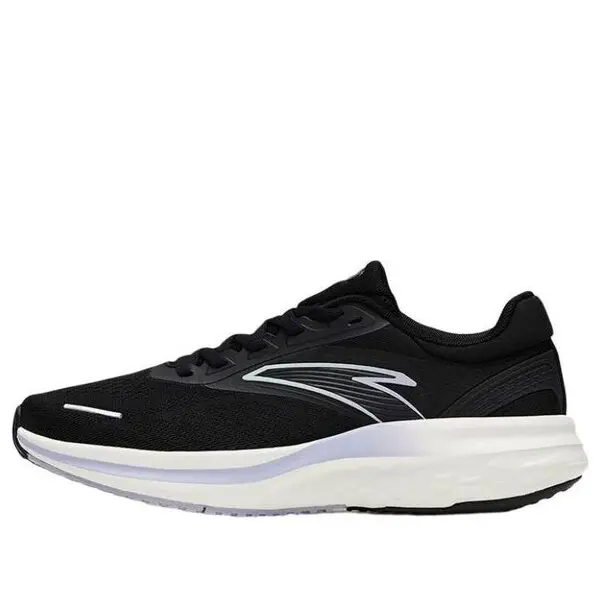 ANTA Athletic Lace Up Running Sneakers - Black/white/blue