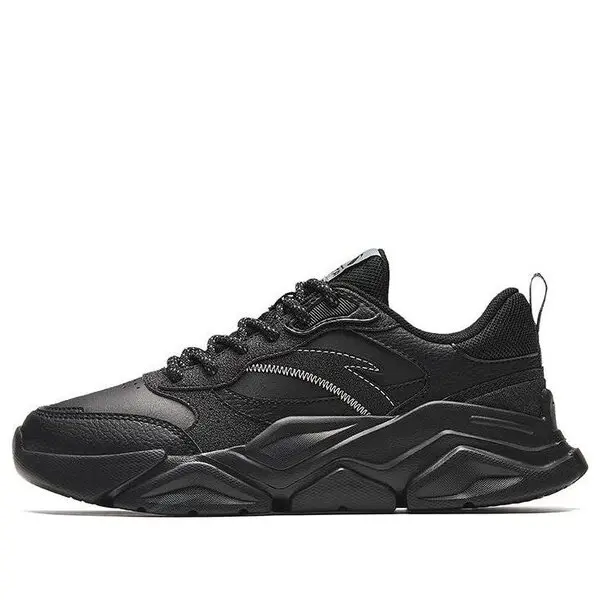 ANTA Casual Lace-up Sneakers - Black/grey