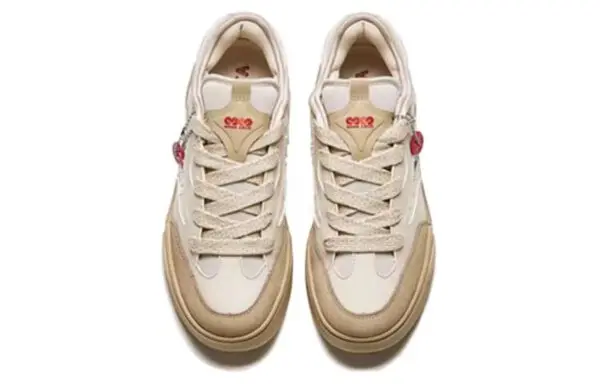 ANTA A-journey Sneakers - Beige/brown/red