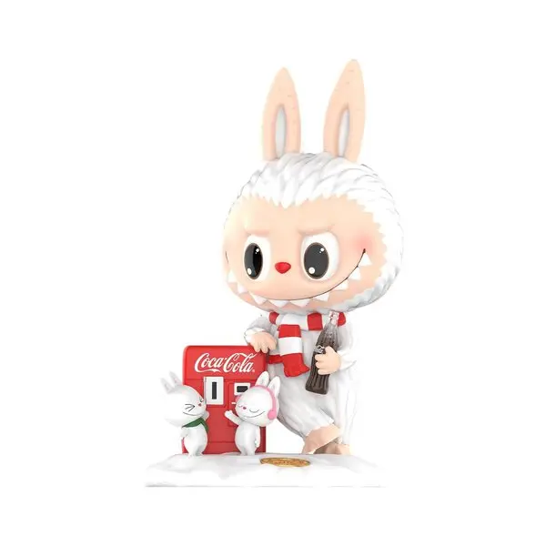 POP MART X Coca-cola The Monsters Labubu Figure 'little Snowman - Multi-color