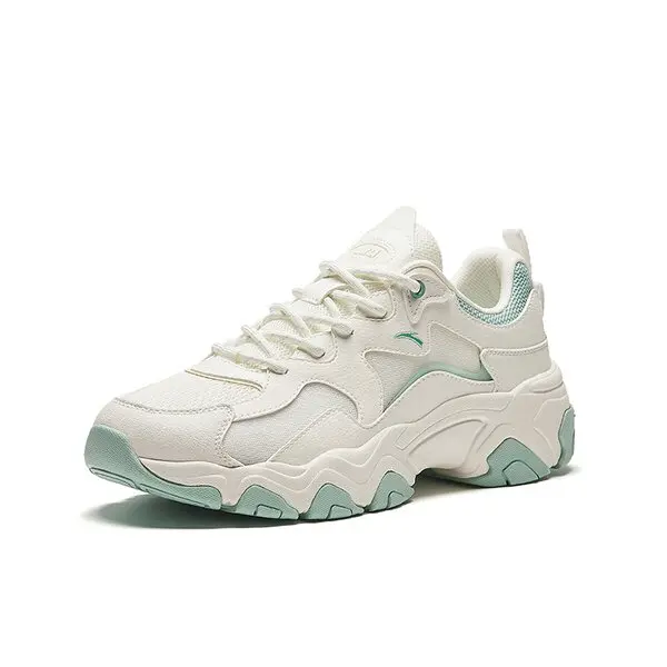 ANTA Star Sea Sneakers - White/green
