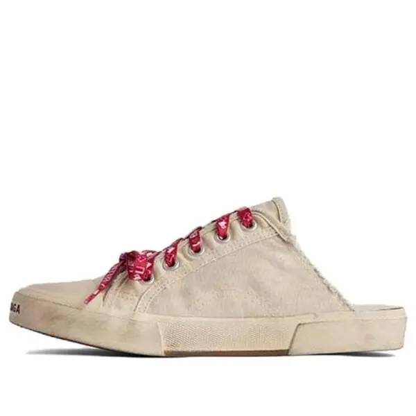 Balenciaga Mules - White/red