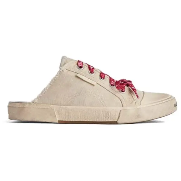 Balenciaga Mules - White/red