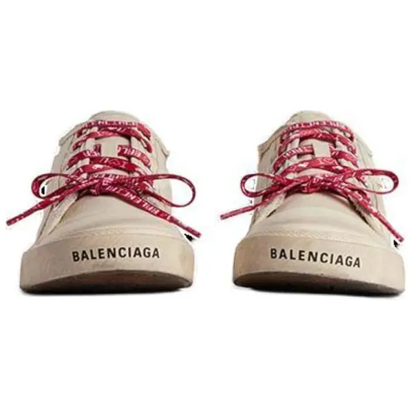 Balenciaga Mules - White/red
