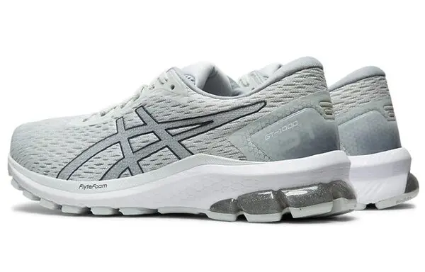 Asics Gt-1000 9 'white Pure Silver' Athletic Footwear - White/grey