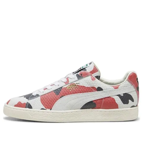 PUMA Suede Mij 'koi' Sneakers - White/black/red