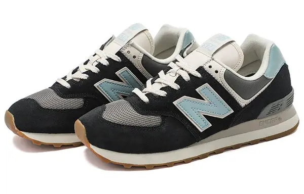 NEW BALANCE 574v2 Low Top Sneakers - Dark Gray/black