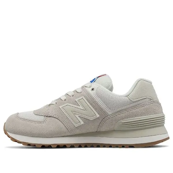 NEW BALANCE 574 Retro Sport Sneakers - White/gray