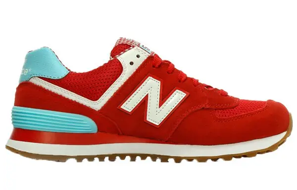 NEW BALANCE 574 "picnic Pack" Low Top Sneaker - Red/blue/white