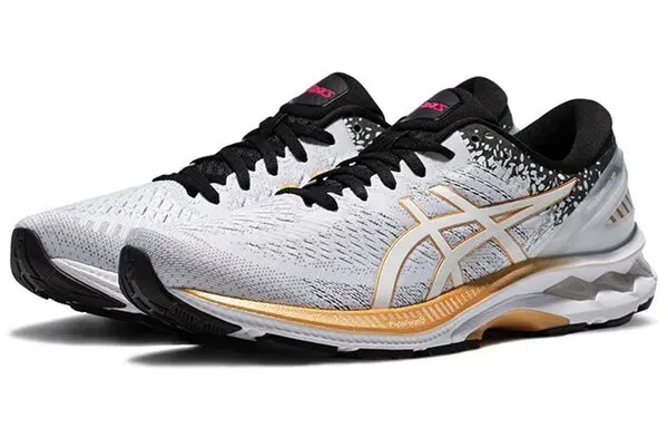 Asics Gel-kayano 27 Athletic Sneakers - Grey/white/gold