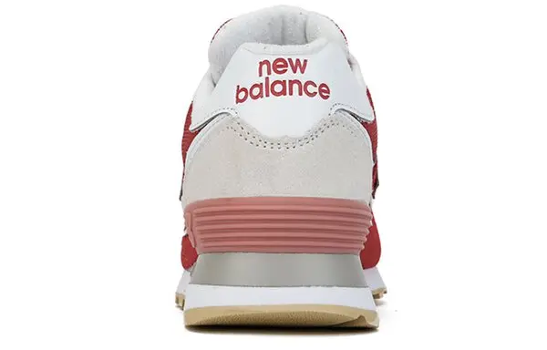 NEW BALANCE 574 Athletic Sneaker - Red/white