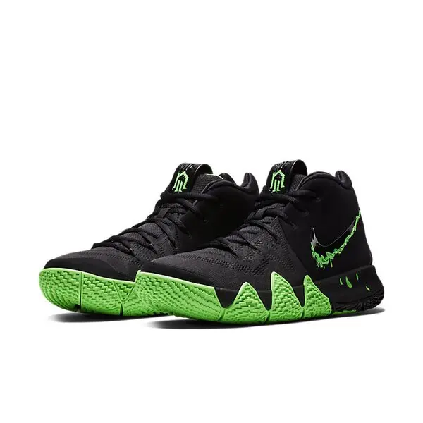 Nike Kyrie 4 "halloween" High Top Sneakers - Black/rage Green