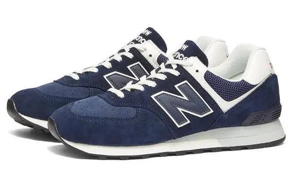 NEW BALANCE 574 "navy White" Sneakers - Blue/white