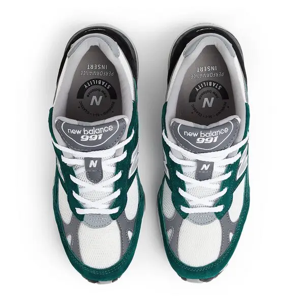 NEW BALANCE 991 Made In Uk Sneakers - Green/grey
