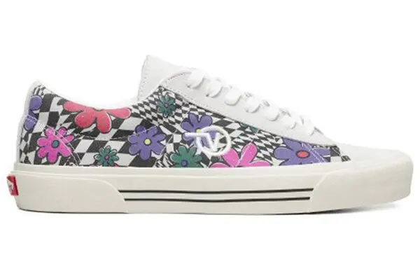 VANS Sid Floral Checkerboard Sneakers - White