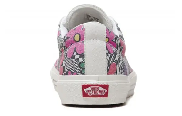 VANS Sid Floral Checkerboard Sneakers - White