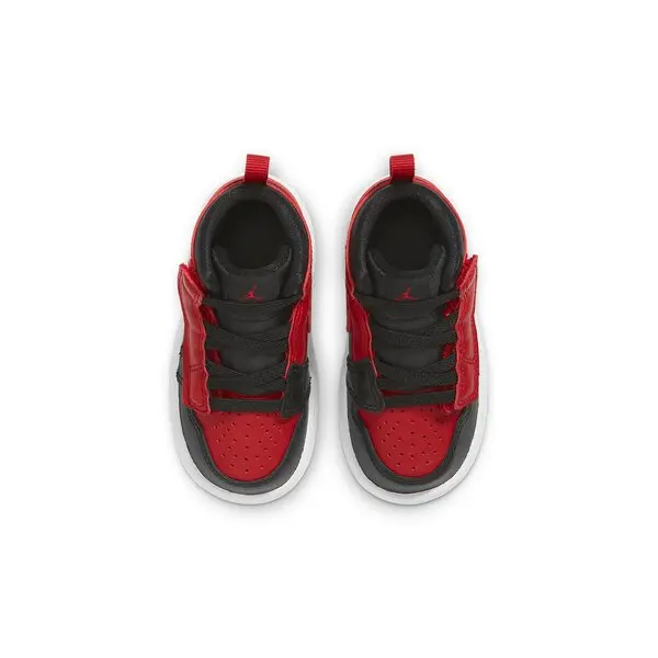 JORDAN 1 Mid Alt Td Sneakers - Black/red