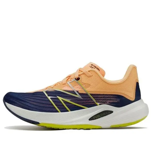 NEW BALANCE Fuelcell Rebel V2 Low Top Athletic Shoes - Blue/orange