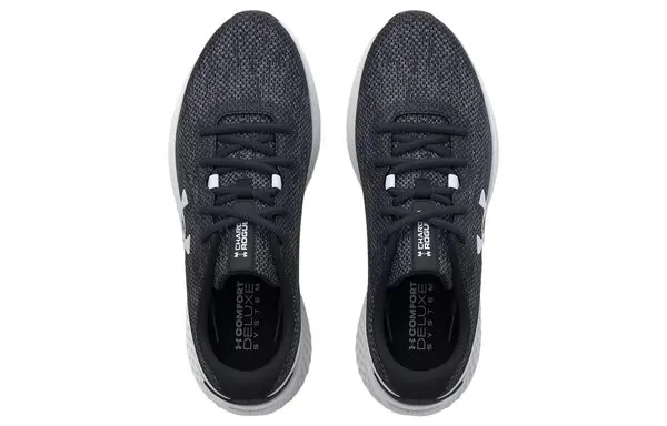 Under Armour Charged Rogue 3 Knit Sneakers - Black/gray