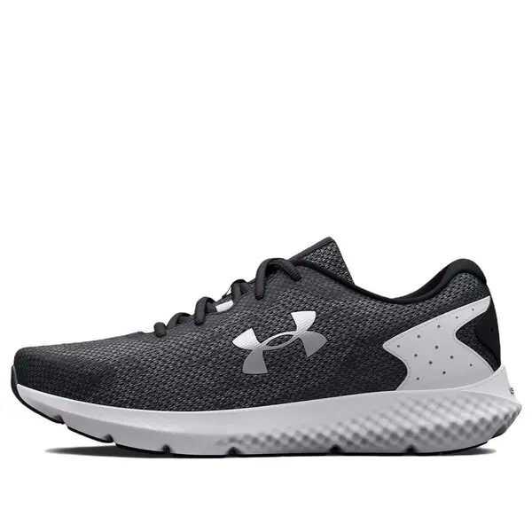 Under Armour Charged Rogue 3 Knit Sneakers - Black/gray