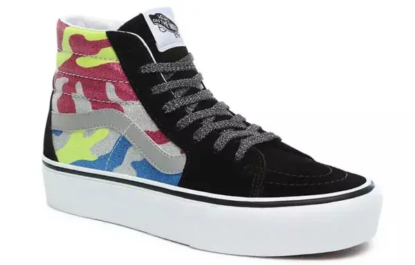 VANS Sk8-hi Platform 2 "after Dark Camo" High Top Sneakers