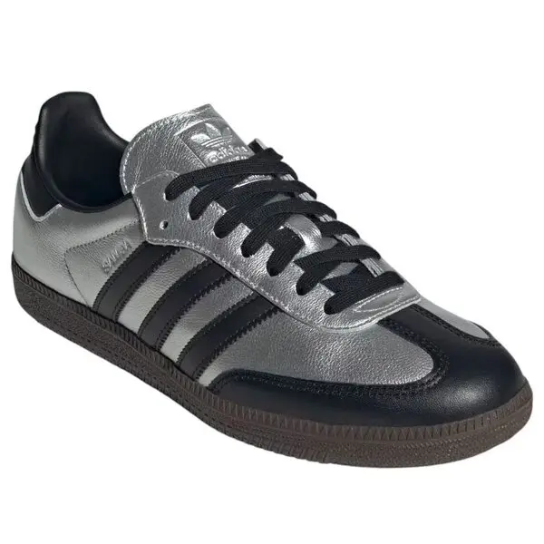 Adidas Samba Og Sneakers - Silver Metallic/core Black/dark Brown