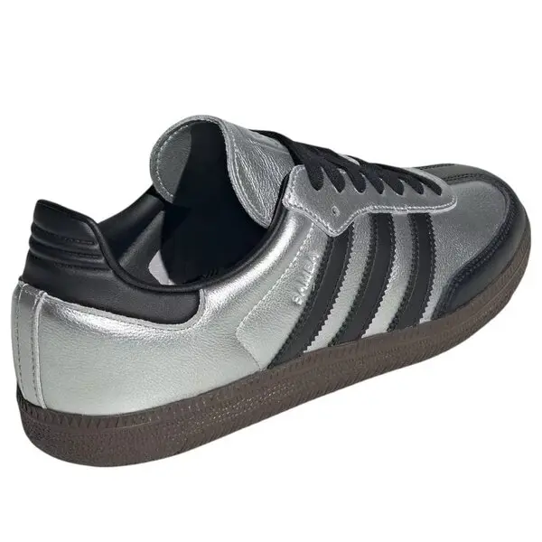 Adidas Samba Og Sneakers - Silver Metallic/core Black/dark Brown