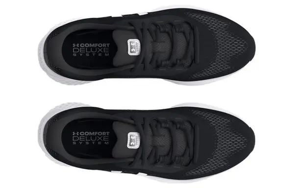 Under Armour Charged Rogue 4 4e Wide Athletic Sneakers - Black/white
