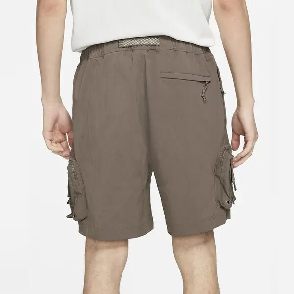 Nike Solid Color Cargo Shorts Us Edition - Brown