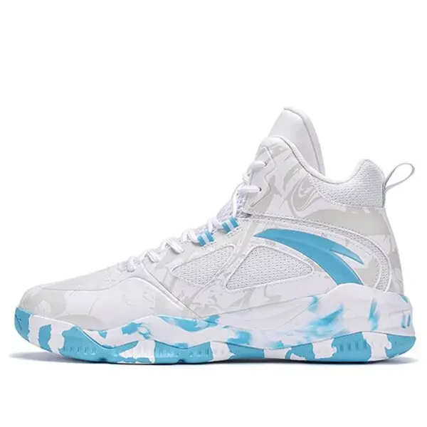 ANTA Badao Basketball High Top Shoes 'white Blue
